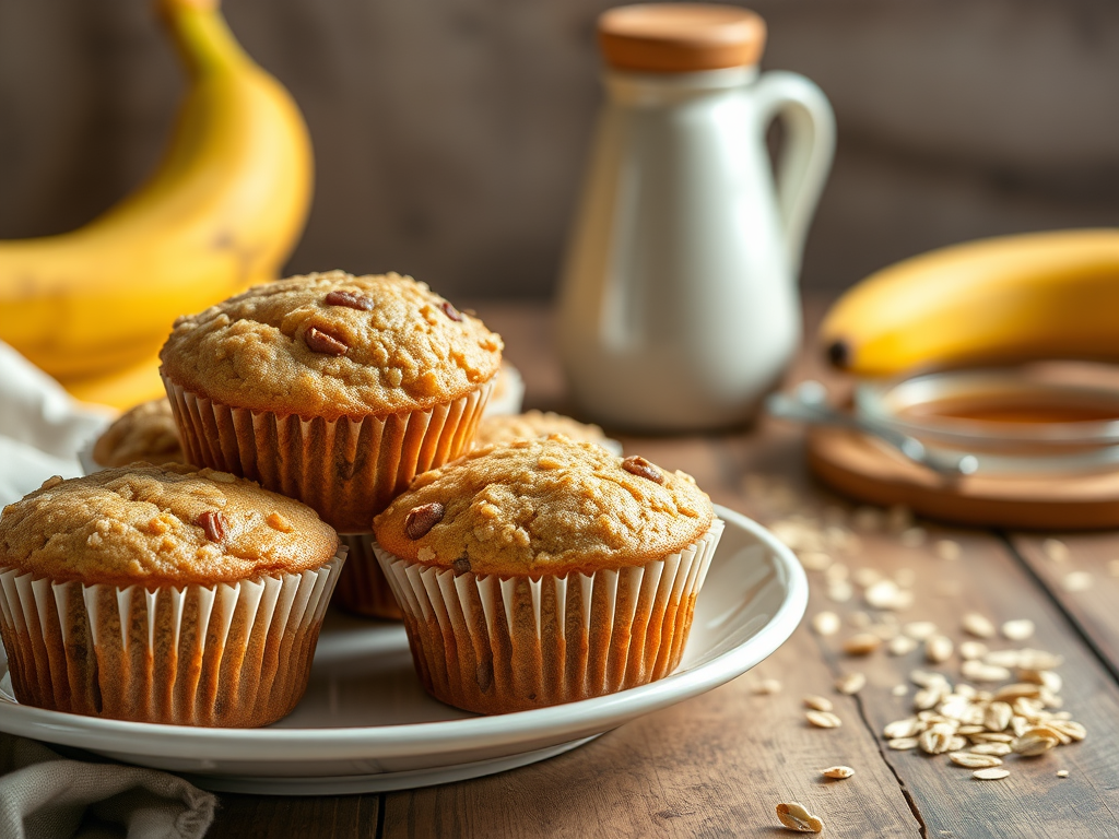 Banana Oatmeal Muffins – Minnesota Millennial Mom