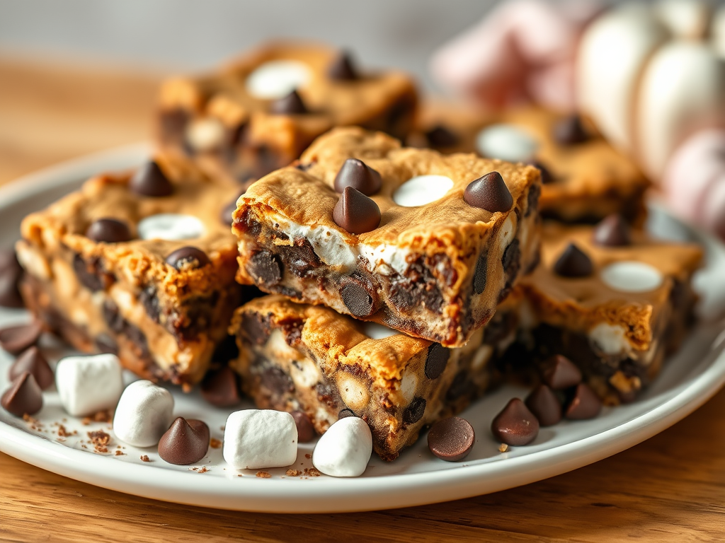 Chocolate Chip ‘Mallow Bars – Minnesota Millennial Mom